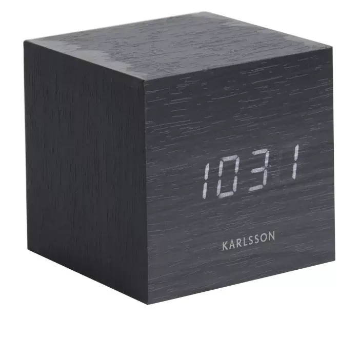 Karlsson Alarm Clock Mini Cube Vækkeur KA5655BK - Ditur